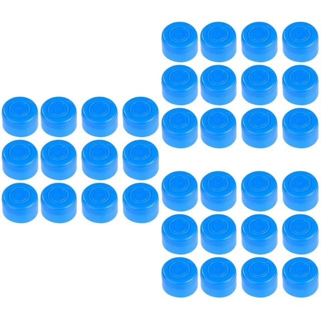 105 PCS REUSABLE Water Bucket Sealing Caps Plastic Water Bottle Caps ...