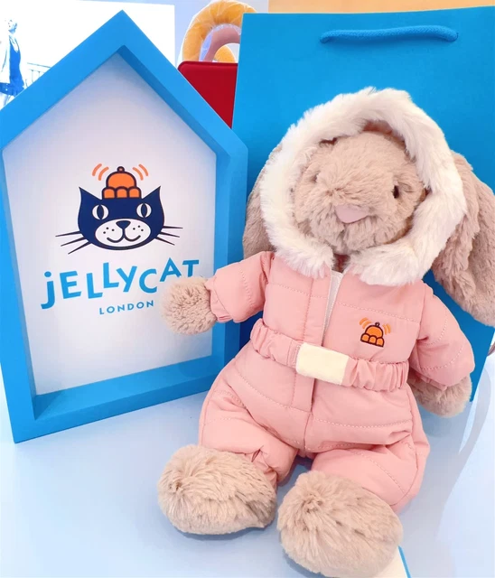 NWT JELLYCAT BASHFUL Bunny Snow Suit Plush Toys Bunny Animal Dolls Hot ...