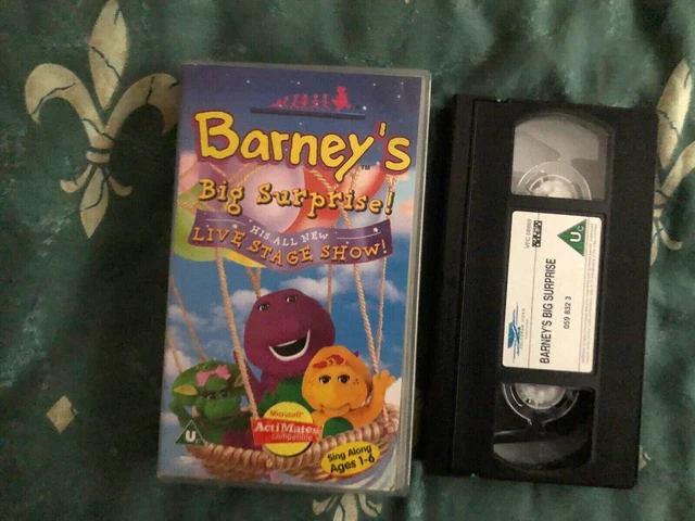 BARNEY'S BIG Surprise! His All New Live Stage Show! Pink Vhs/Pal ...