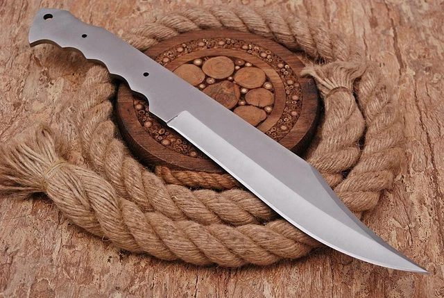 BOWIE MESSERKLINGE MESSER Rohling einem Stück Stahl von Hand ...