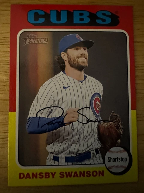 DANSBY SWANSON 2024 Topps Heritage #457 Chicago Cubs EUR 1,46 - PicClick IT