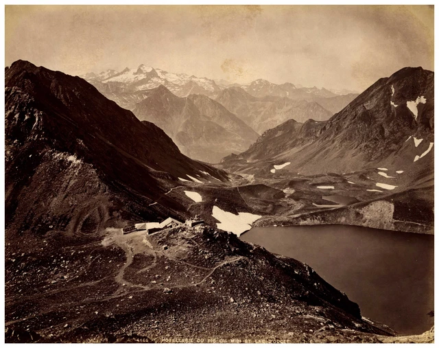FRANCE, OBSERVATOIRE DU Pic du Midi et Lac d'Oucet, Photo. L.L. Vintage ...