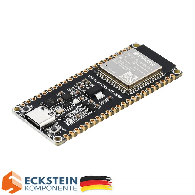 WAVESHARE ESP32-S3 MICROCONTROLLER WIFI BLE-5 Dev Board ESP32-S3-WROOM-1-N8R8 EUR 15,98 ...