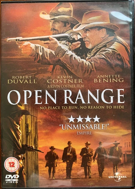 OPEN RANGE DVD 2003 Kevin Costner Western Movie Classic £7.47 - PicClick UK