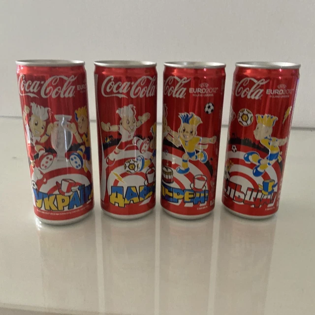 COCA COLA COKE Collectors CANs 250 Ml 2012 Ukrainian Cans EUR 18,54 ...
