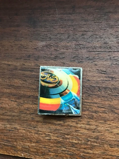 VINTAGE 1980S ELO Electric Light Orchestra Out Of The Blue metal pin ...