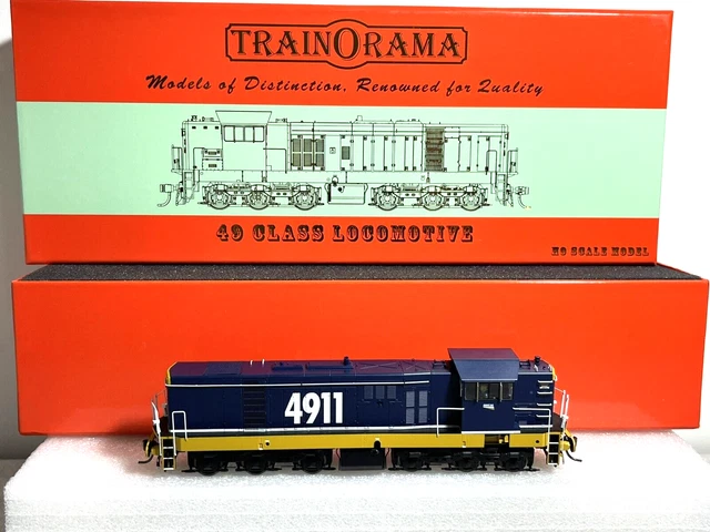 TRAINORAMA HO NSWGR 49 Class Loco 4911 Freight Rail DCC + SOUND EXC ...
