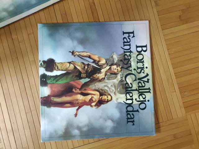BORIS VALLEJO FANTASY Calendar 1980 EUR 50,00 - PicClick FR