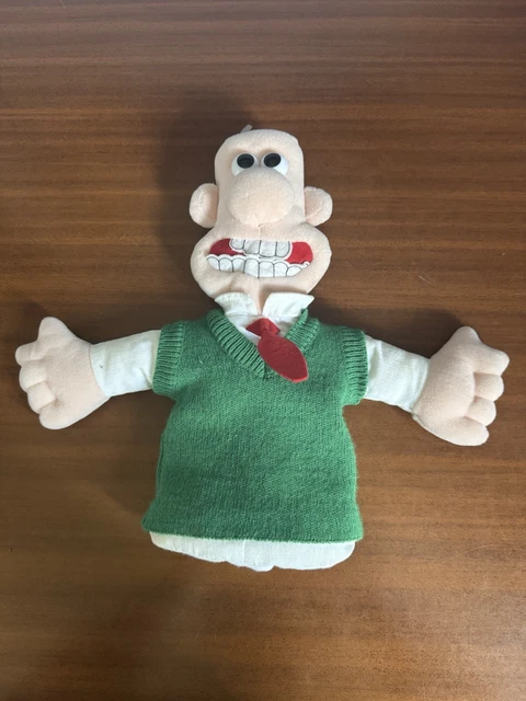 WALLACE AND GROMIT Vintage Soft Hand Puppet 1989 Used 12” Approximately ...