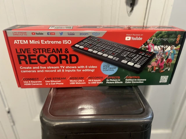 BLACKMAGIC DESIGN ATEM Mini Extreme ISO EUR 1.092,58 - PicClick FR