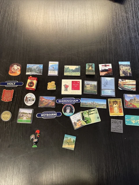 31 VINTAGE/MODERN FRIDGE Magnets Locations Places Coin (J) £24.99 ...