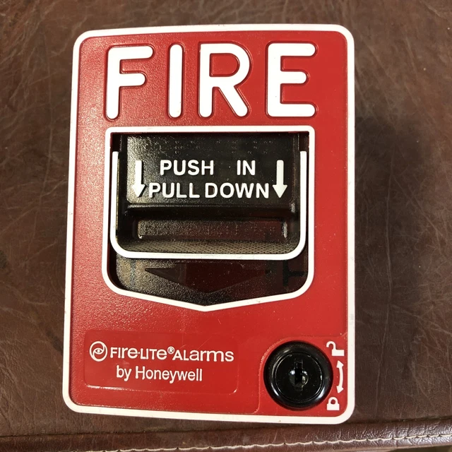 HONEYWELL FIRE-LIGHT MANUAL Fire Alarm Pull Station BG-12L No Key £21. ...