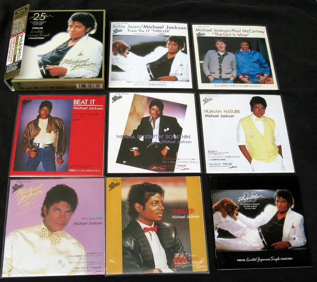 MICHAEL JACKSON COFFRET THRILLER EICP 945-951 CD Box Set Collection ...