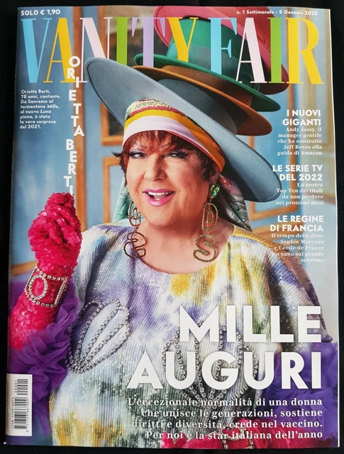 1923 MAGAZINE VANITY Fair 2022 1 Orietta Berti Sophie Marceau Andy ...