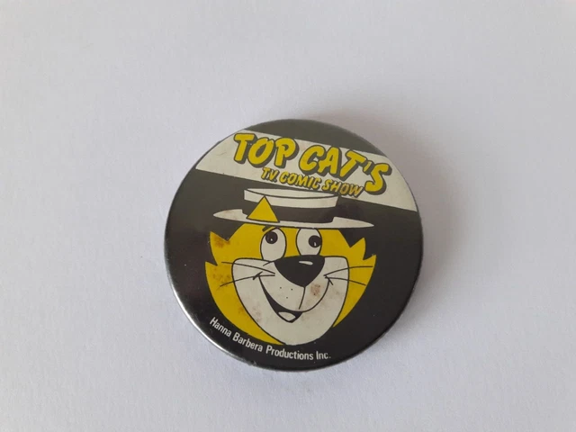 TOP CAT Comics vintage 35mm badge 90's UK £4.99 - PicClick UK