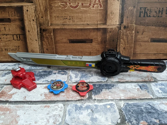 POWER RANGERS SUPER Ninja Steel DX Ninja Star Blade with 2 Disks £24.95 ...