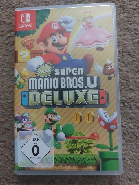 SUPER MARIO BROS U Deluxe Switch game. German Edition (Does Play in ...