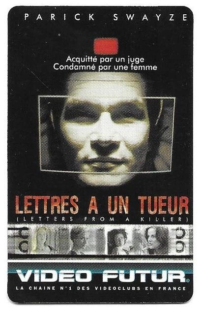 RARE/ FUTUR VIDEO Card - Patrick Swayze / Phonecard Phone Card £8.96 ...