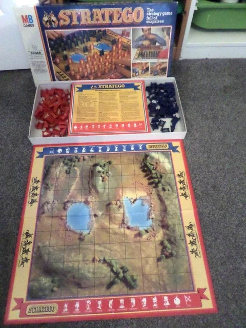 VINTAGE MB GAMES STRATEGO - Fully Complete 100% Great Condition £10.00 ...