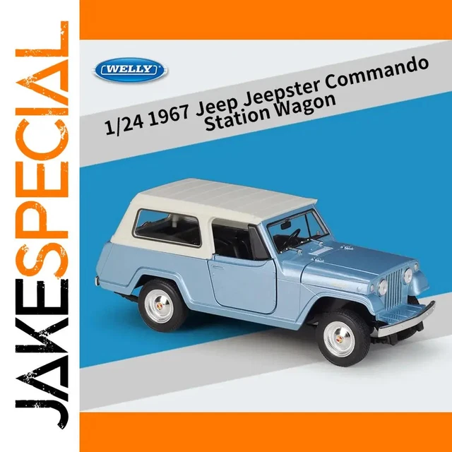 JAKESPECIAL – 1967 Jeep Jeepster Commando Diecast Model 1:24 Scale EUR ...