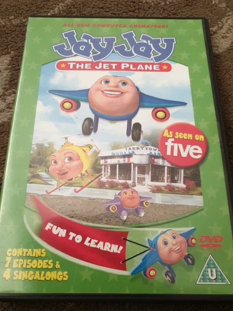 JAY JAY THE Jet Plane Fun To Learn Dvd 7 Episodes Kids £20.69 - PicClick UK