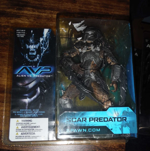 SPAWN MCFARLANE ALIEN Vs Predator AVP Scar Predator Action Figure *BNIB ...