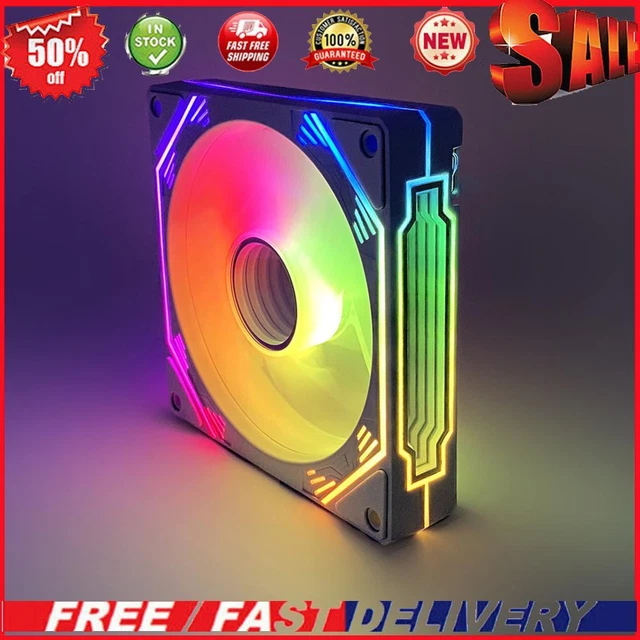 120MM CHASSIS FANS Silent 4PIN PWM Chassis Radiator 5V 3PIN ARGB for ...