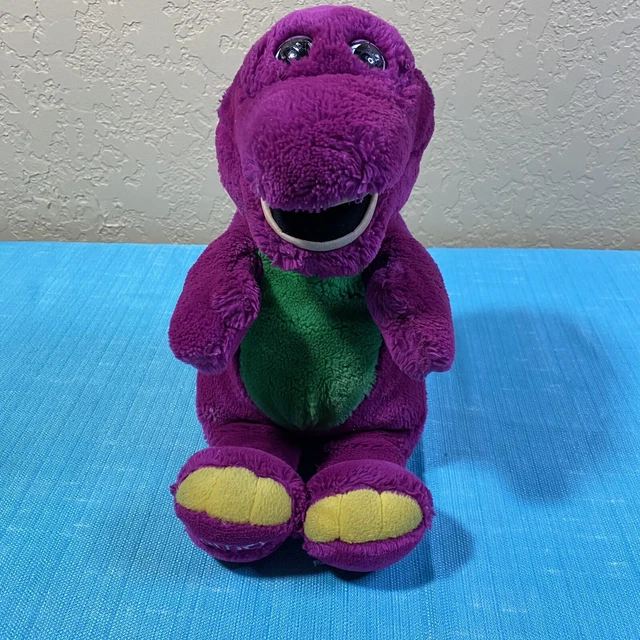 BARNEY FRIENDS PURPLE 14” Dinosaur Plush Stuffed Toy Vintage 1992 £8.30 ...