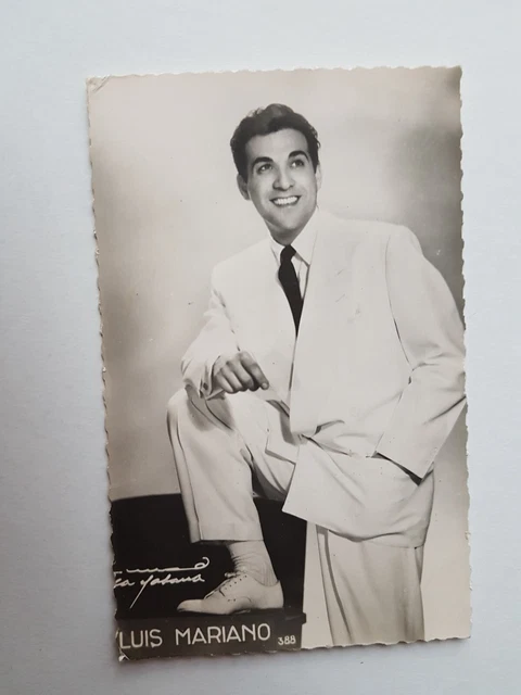 CARTE POSTALE PHOTO Originale LUIS MARIANO Editions P.I. Paris EUR 4,00 - PicClick FR
