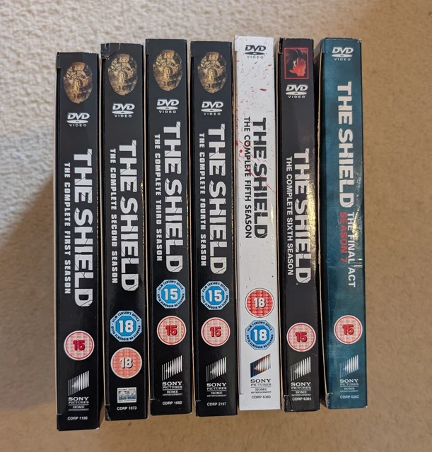 THE SHIELD COMPLETE Series DVD Box Sets 1-7 Region 2 £15.00 - PicClick UK