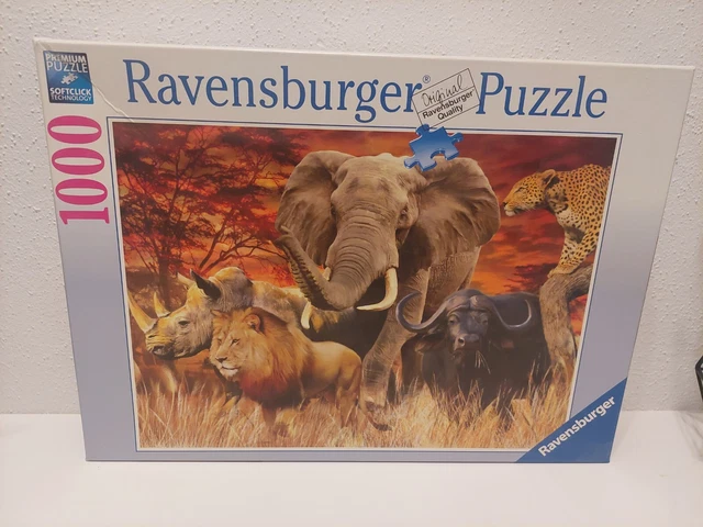 RAVENSBURGER JIGSAW PUZZLE 191437 THE BIG FIVE Box £3.07 - PicClick UK