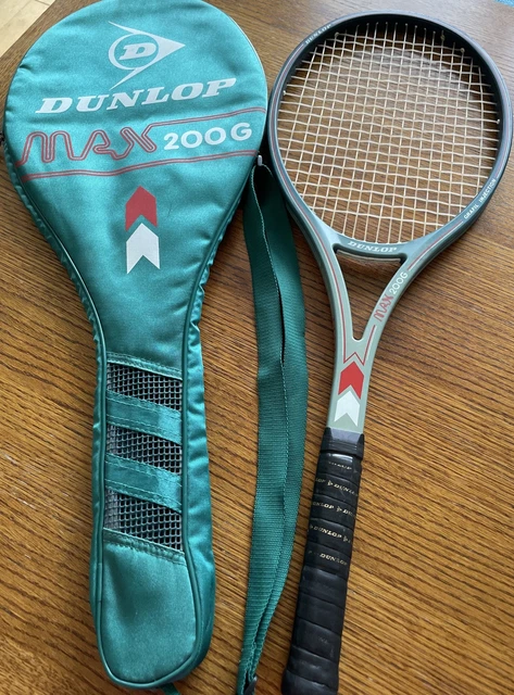 VINTAGE DUNLOP MAX 200G green edition L4 Tennis Racket And Cover £20.00 ...