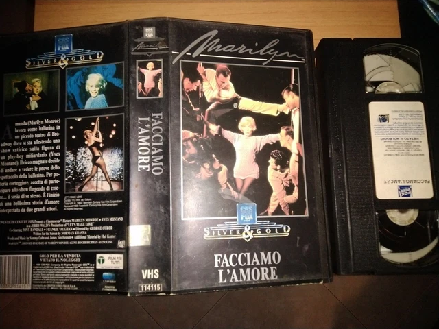 FACCIAMO L'AMORE? VHS Marilyn Monroe Yves Montand Century Fox EUR 2,00 ...