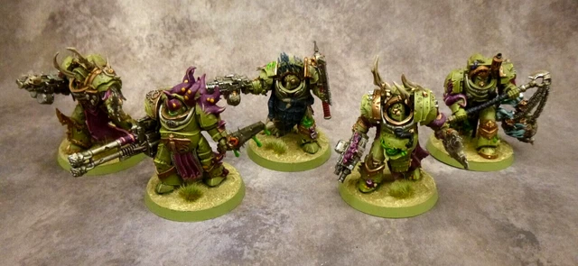 WARHAMMER 40K CHAOS Death Guard Blightlord Terminators Nurgle *Well ...
