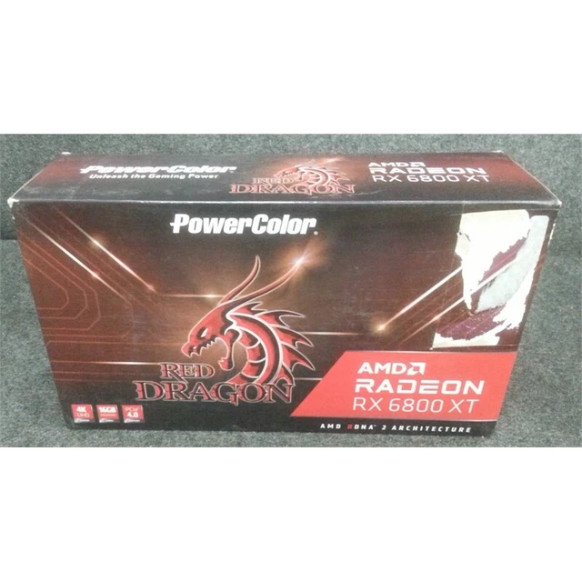 POWERCOLOR RED DRAGON AMD Radeon RX 6800 XT Graphics Card Triple-Fan ...