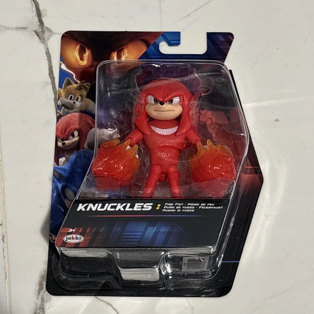 2025 SONIC THE Hedgehog 3 Knuckles with Fire Fist 5" Action Figure ...