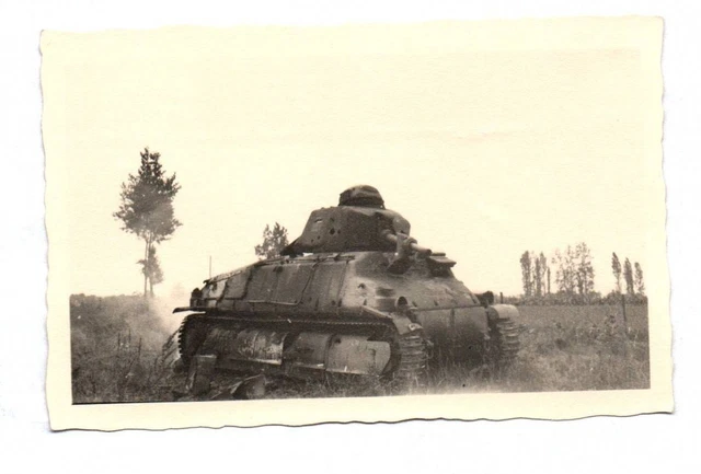 FOTO ABGESCHOSSENER FRANZÖSISCHER Panzer 2 Wk WW2 EUR 4,90 - PicClick DE