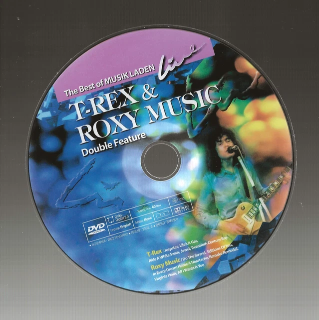 T. REX & Roxy Music: The Best of Musikladen DVD live EUR 7,65 - PicClick IT