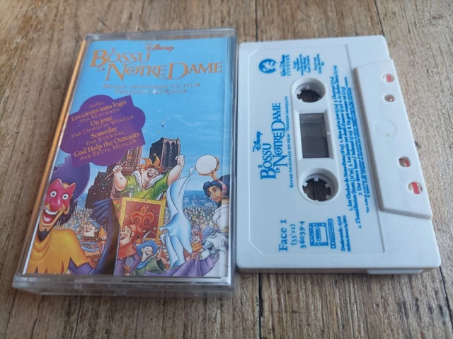 LE BOSSU DE Notre Dame Bande Originale Walt Disney Cassette Audio Tape K7 EUR 9,49 - PicClick FR