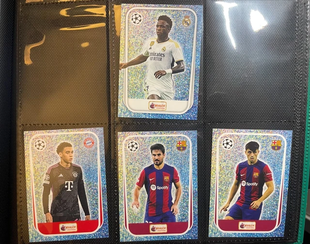 TOPPS MERLIN HERITAGE UEFA Club Competitions 23/24 - MOST WANTED Lot4 ...