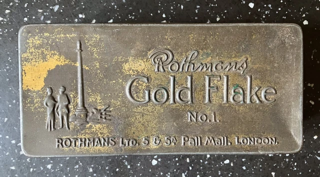 VINTAGE HINGED TIN: Rothman’s Gold Flake No. 1 £2.17 - PicClick UK
