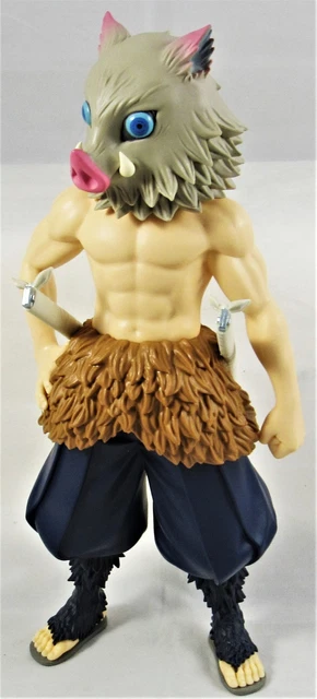 DEMON SLAYER INOSUKE Hashibira Hog Head Figure 10" With Leg Stand ...
