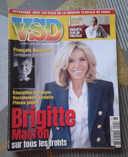REVUE *VSD*BRIGITTE MACRON/ALAIN Delon EUR 6,99 - PicClick FR