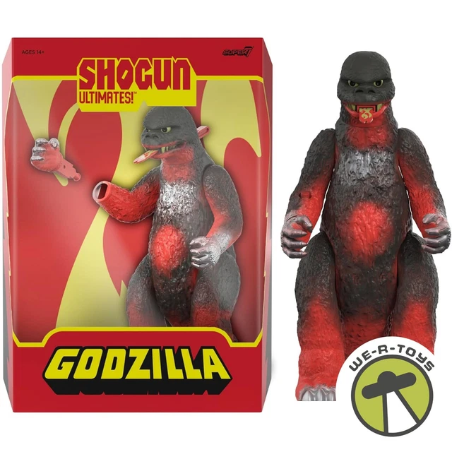 SUPER7 TOHO SDCC ULTIMATES Shogun Godzilla Vintage Red Action Figure £ ...