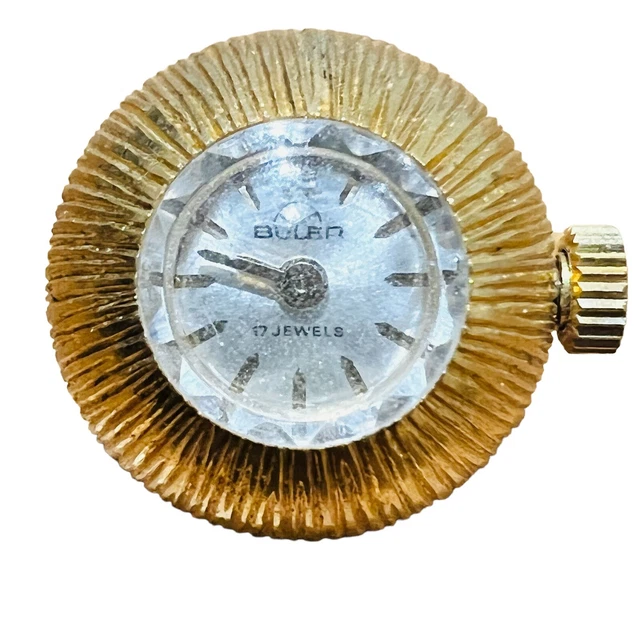 VINTAGE BULER WATCH Pendant Ball Mechanical Swiss Made Working Womens ...