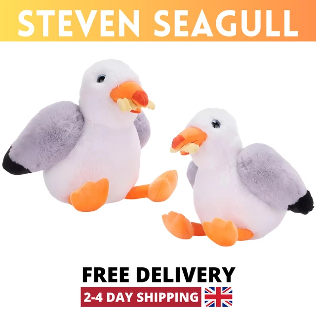 OFFICIAL LICENSED 12& Steven Seagull Soft Plush Toy Bird Seagull Plush ...