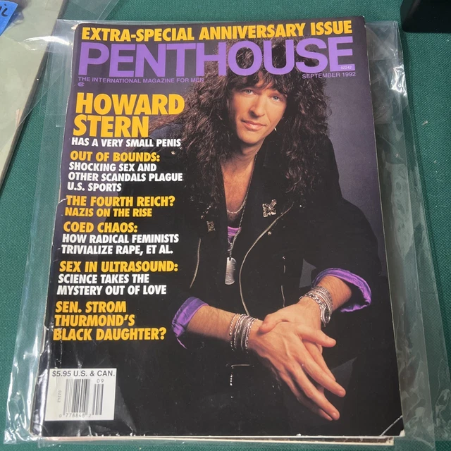 PENTHOUSE MAGAZINE SEPTEMBER 1992 Howard Stern!! £11.61 - PicClick UK