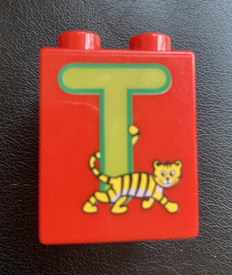 LEGO DUPLO • ALPHABET LETTER U • Building Block Brick Piece Replacement ...