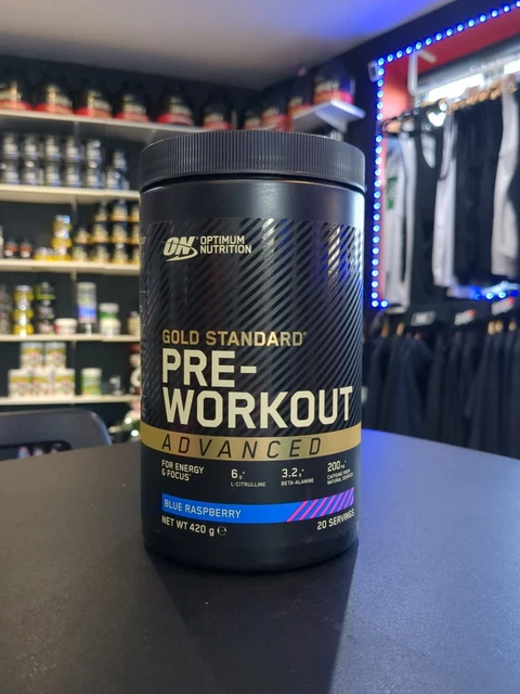 OPTIMUM NUTRITION GOLD Standard Pre Workout Advanced 420g Blue ...