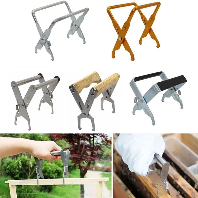 TIGHTENING HOLDER BEEHIVE Frame Clip Lifter Gripper Honeycomb Spleen ...